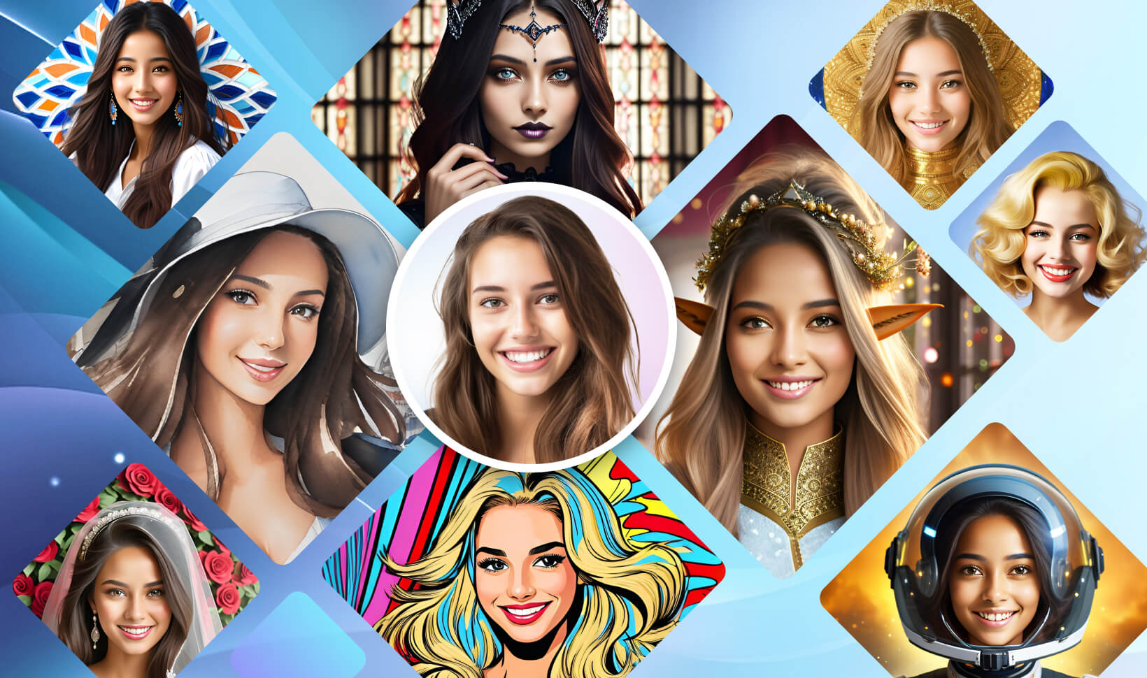 Générateur d'Avatars IA Gratuit en Ligne : + 40 Styles IA